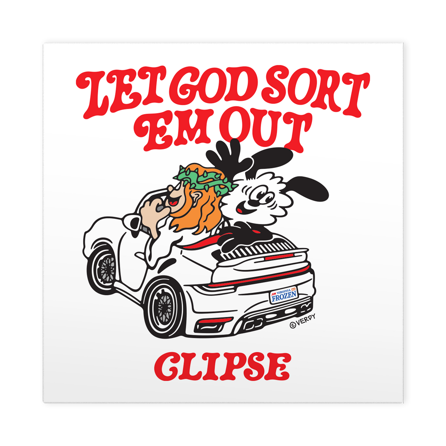 Clipse - Let God Sort Em Out Vinyl LP - Verdy Edition - White Disc ...